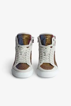 Zadig&Voltaire High Flash Sneakers - Gold