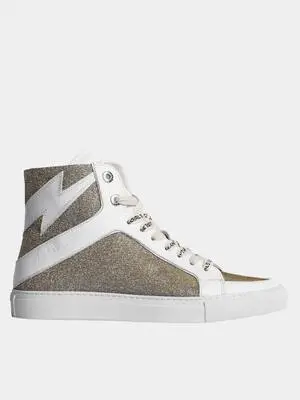 Zadig&Voltaire Zv1747 High Flash Sneakers - Silver