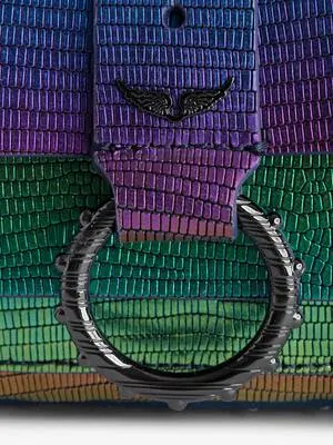 Zadig&Voltaire Kate Wallet Embossed Metallic Bag