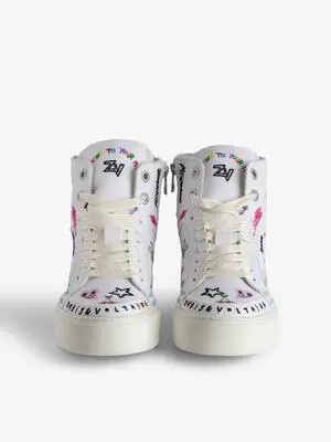 Zadig&Voltaire Zv1747 High Flash Chunky High-top Sneakers
