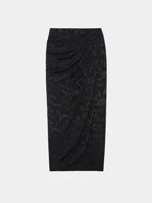 Zadig&Voltaire Jamelia Jacquard Skirt - Black