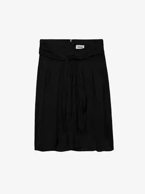 Zadig&Voltaire Joji Satin Skirt - Black