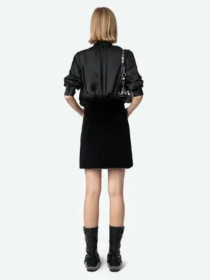 Zadig&Voltaire Jinette Velvet Skirt