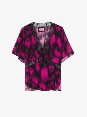 Zadig&Voltaire Tzar Silk Top - Black