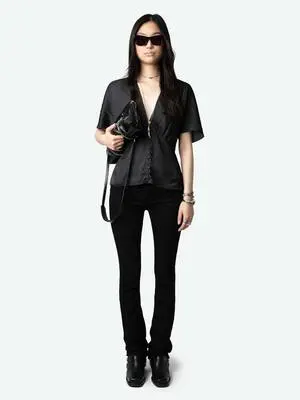 Zadig&Voltaire Thodri Satin Top