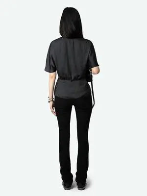 Zadig&Voltaire Thodri Satin Top