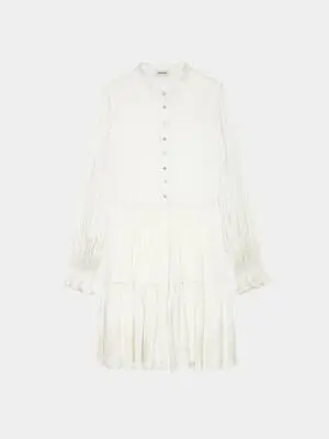 Zadig&Voltaire Randy Satin Dress - Flake