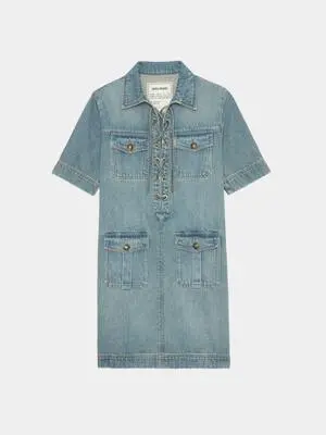 Zadig&Voltaire Record Utility Denim Dress