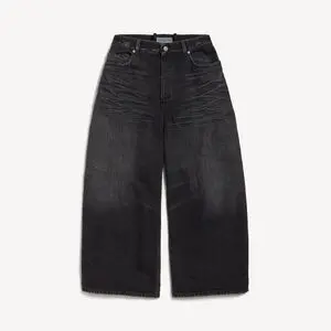 Balenciaga Curved Jeans - Black
