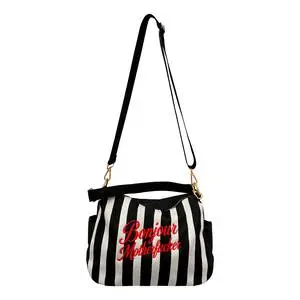 LILLY LOVES Bonjour Motherfucker Shoulder Bag - Black