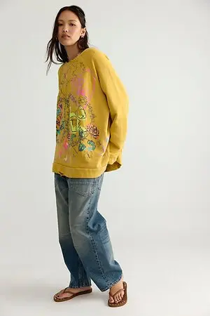 MAGNOLIA PEARL Neon Bluebonnet Richi Sweatshirt