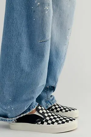 VANS Classic Sequin Slip-ons - Beaded Checkerboard