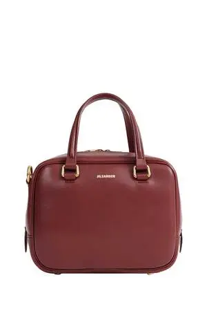 JIL SANDER Vision Small Top Handle Bag - Red