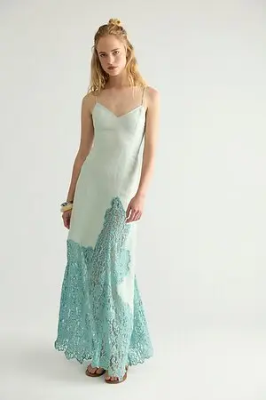HANSEN & GRETEL Juno Maxi Dress - Seaspray