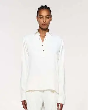 Serena Bute George Shirt - Ecru