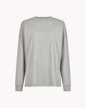 Serena Bute Classic Cotton Long Sleeve T-shirt - Grey
