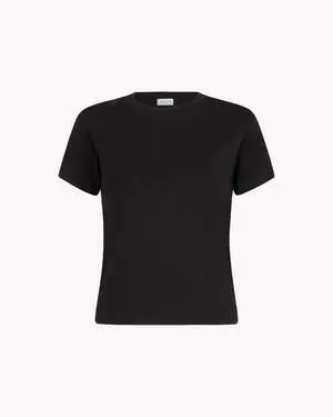 Serena Bute Classic Cotton Short Sleeve T-shirt - Black