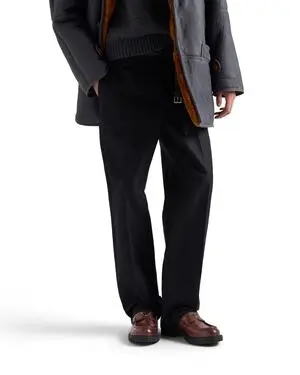 Prada Chocolate Aged Leather Loafers