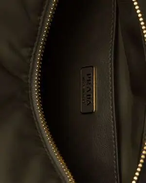 Prada Explore Small Re-nylon And Leather Shoulder Bag - Green