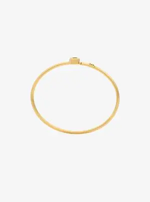 Michael Kors Tone Round Stone Bangle - Gold