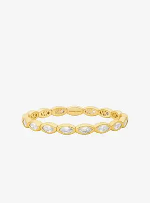 Michael Kors Marquise Stone Tennis Bracelet - Gold