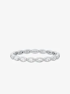 Michael Kors Marquise Stone Tennis Bracelet - Silver