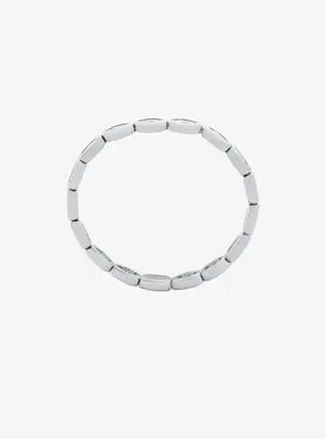 Michael Kors Marquise Stone Tennis Bracelet - Silver
