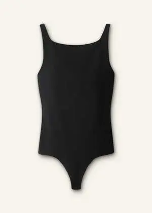 ME+EM Square-neck Slim Bodysuit