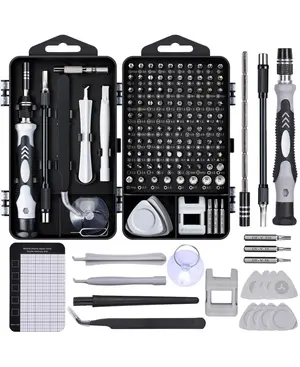 XDOVET 122 In 1 Precision Screwdriver Kit Laptop Repair Tool Set - Grey