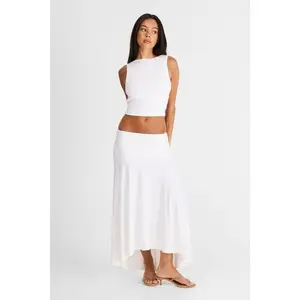 SASHA THERESE Talia Maxi Skirt - White