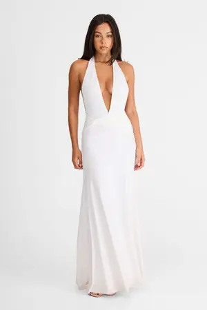 SASHA THERESE Antoinette Maxi Dress - White