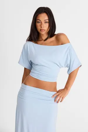 SASHA THERESE Lorelei Top Blue