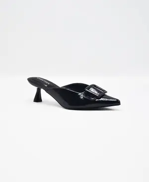KNEETOES Waverly Mules - Black
