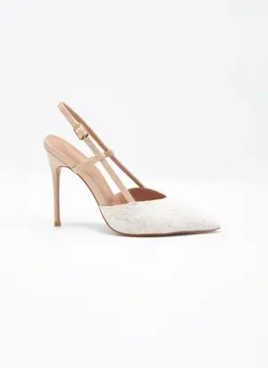 KNEETOES Violetta Stilettos - White