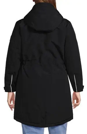 LANDS' END Squall Waterproof Insulated Parka - Black