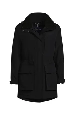 LANDS' END Squall Waterproof Insulated Parka - Black