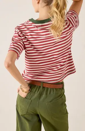 VOYAGEUR BY MERSEA Deauville Ringer Tee