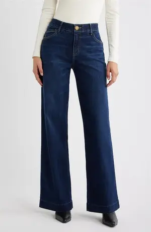 Wit & Wisdom Sam High Waist Wide Leg Jeans