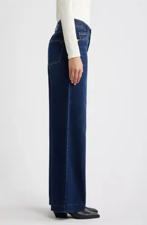 Wit & Wisdom Sam High Waist Wide Leg Jeans