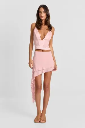 SASHA THERESE Rue Mini Skirt - Pink