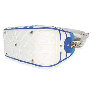 Dior Blue Calfskin Star Vibe Bowling Bag