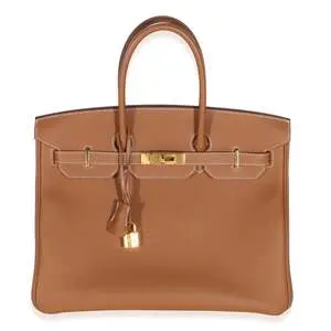 HERMÈS Gold Togo Birkin 35 GHW