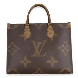 LOUIS VUITTON Monogram Canvas Onthego Mm Bag - Brown