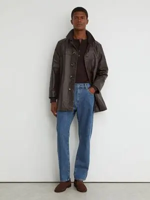 REISS Jimmy Relaxed Straight-leg Jeans - Mid Blue