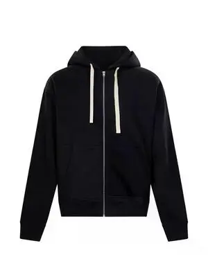 JIL SANDER Drawstring Zip-up Hoodie