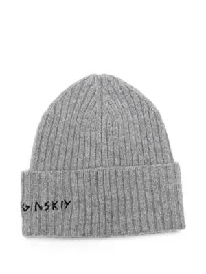 Ruslan Baginskiy Logo-embroidered Ribbed Beanie Hat