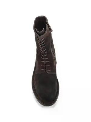 ALEXANDER HOTTO Suede Lace-up Boots