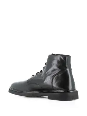 ALEXANDER HOTTO Lace-up Leather Ankle Boots
