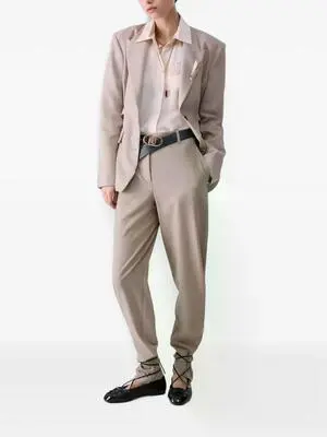 Liu Jo Mélange Trousers With Zipper