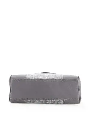 Goyard Saigon Top Handle Bag Coated Canvas With Leather Mini Shoulder Bag